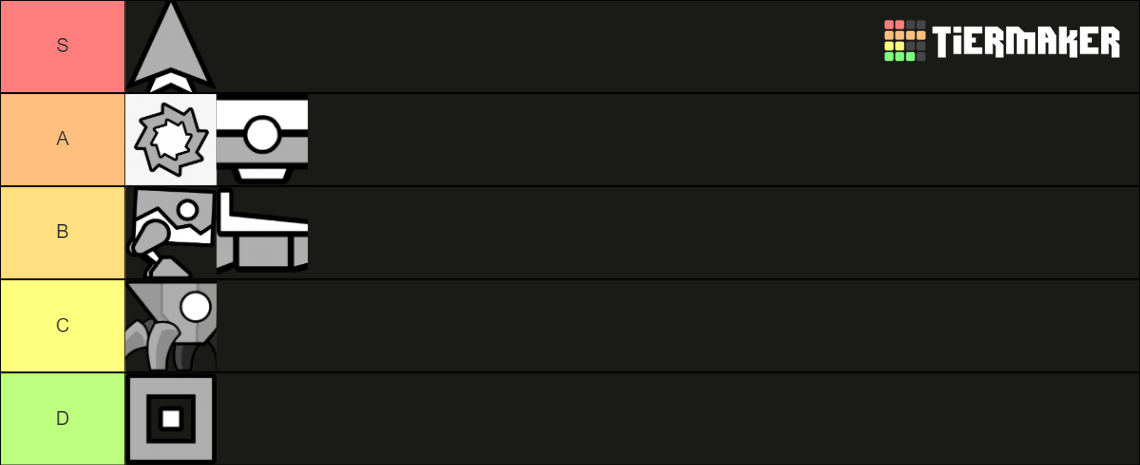 Geometry Dash Modes 2.1 Tier List (Community Rankings) - TierMaker
