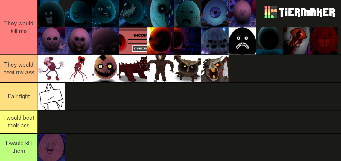 ONAF Characters in a fight Tier List (Community Rankings) - TierMaker