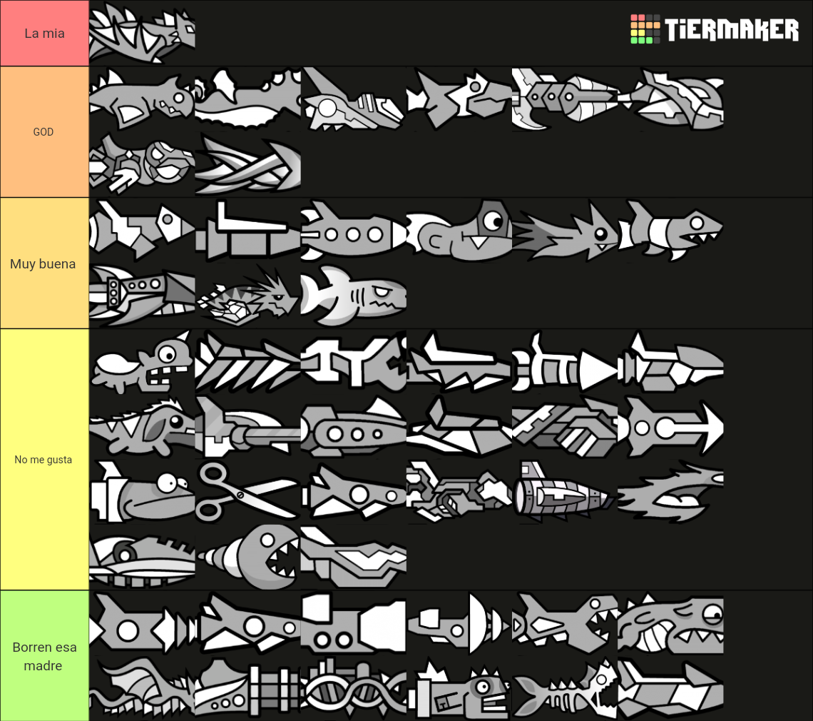 Geometry Dash Ships Tier List (Community Rankings) - TierMaker