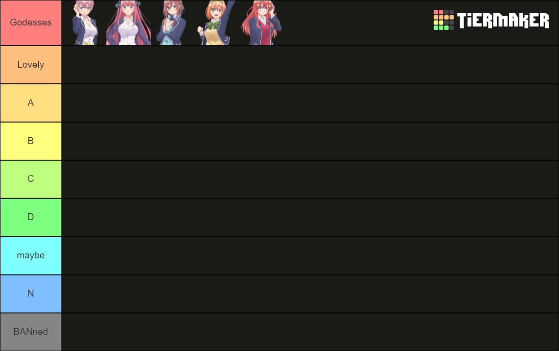 Popular Female Anime Characters List Tier List (Community Rankings ...