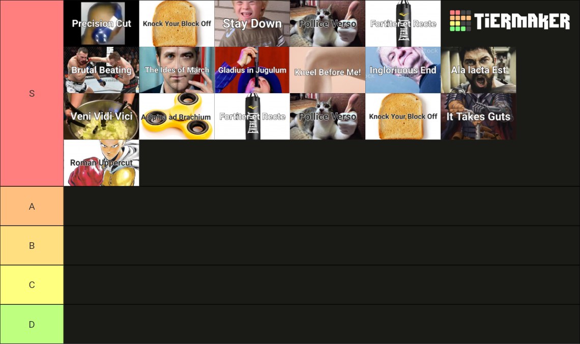 FOR HONOR CENTURION EXECUTION TIER LIST Tier List (Community Rankings ...