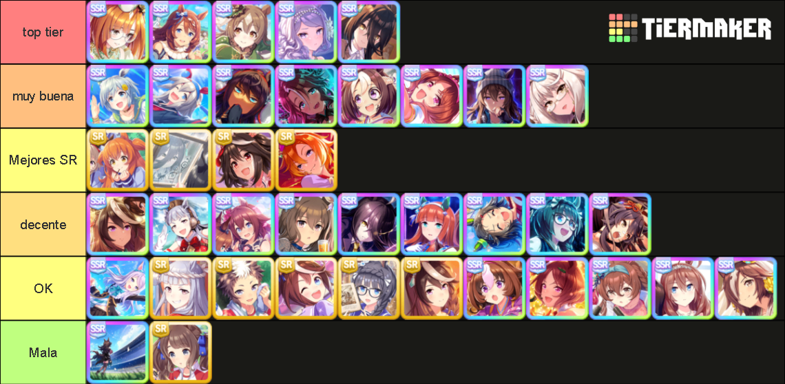 uma musume stamina Tier List (Community Rankings) - TierMaker