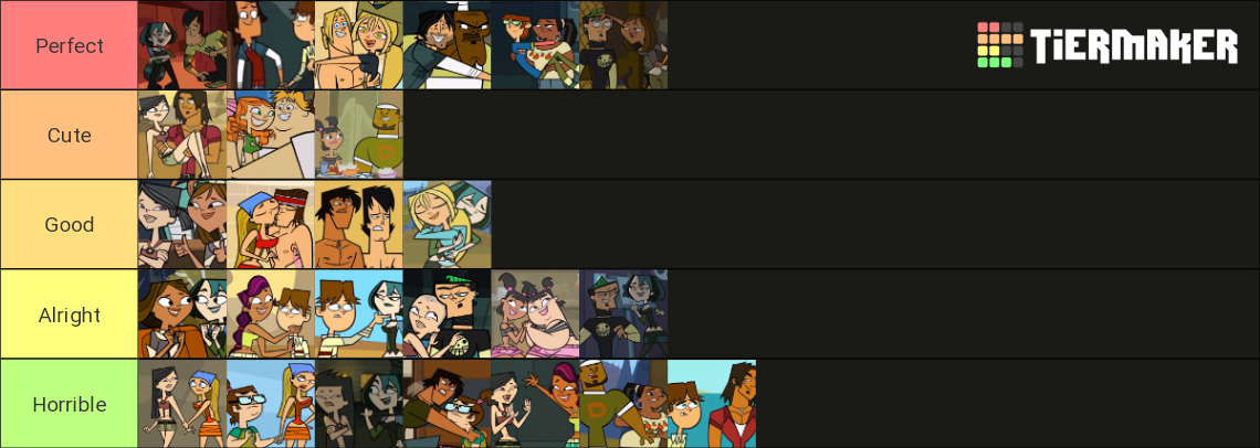 TDI Ships (Alejandro and Sierra) Tier List (Community Rankings) - TierMaker