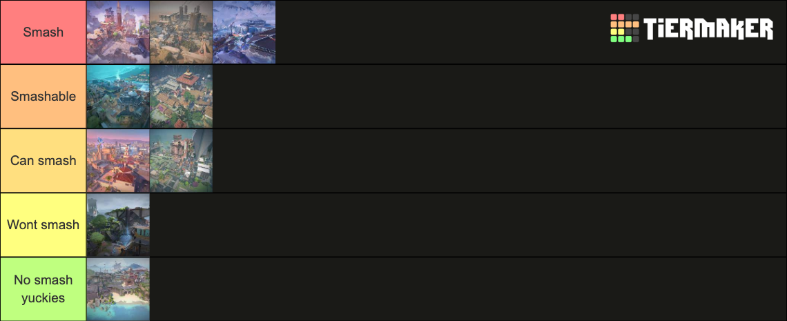 Valorant Maps Tier List (Community Rankings) - TierMaker