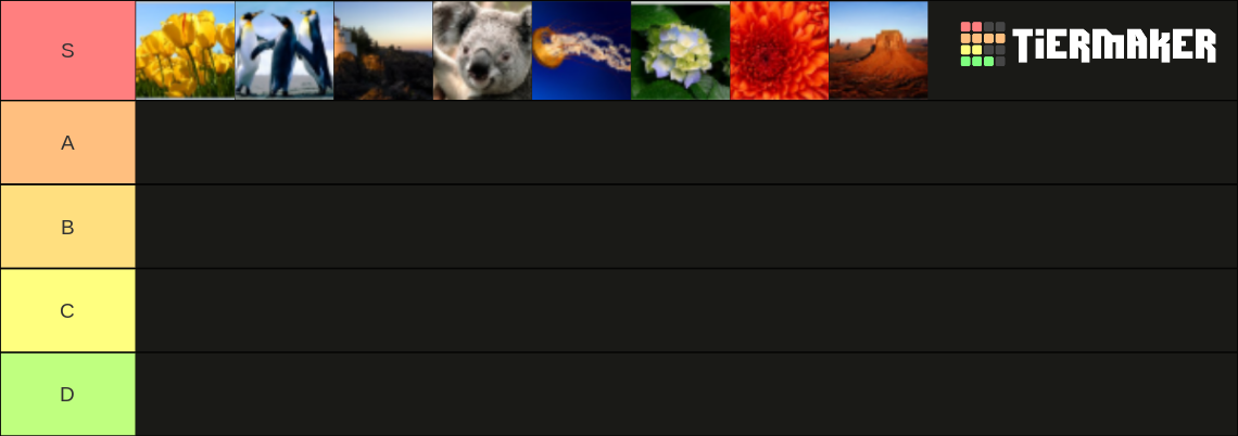 Windows 7 Sample Pictures Tier List (Community Rankings) - TierMaker