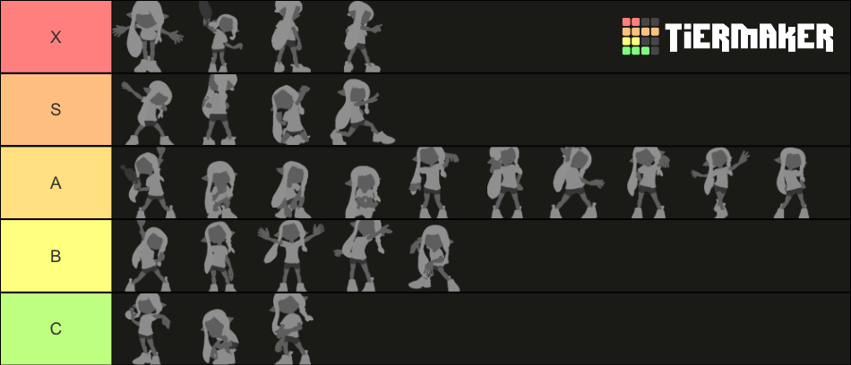 SPLATOON 3 VICTORY EMOTES Tier List (Community Rankings) - TierMaker