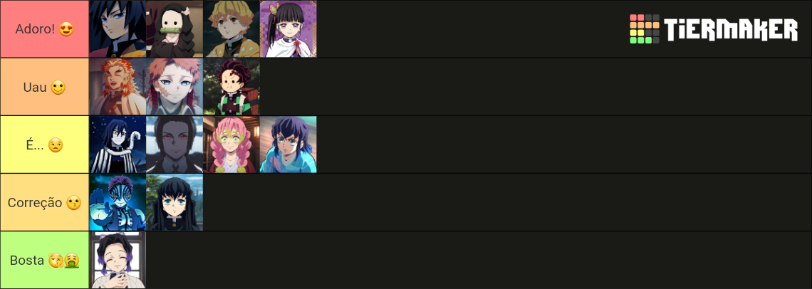 Demon Slayer Tier List (Community Rankings) - TierMaker