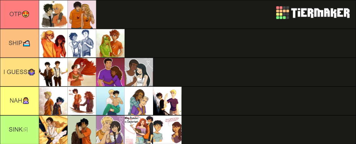 Percy Jackson/Heroes of Olympus Character Ships Tier List (Community ...