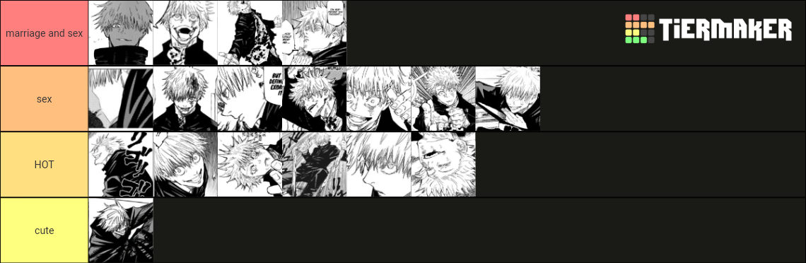 Psycho Gojo Tier List (Community Rankings) - TierMaker
