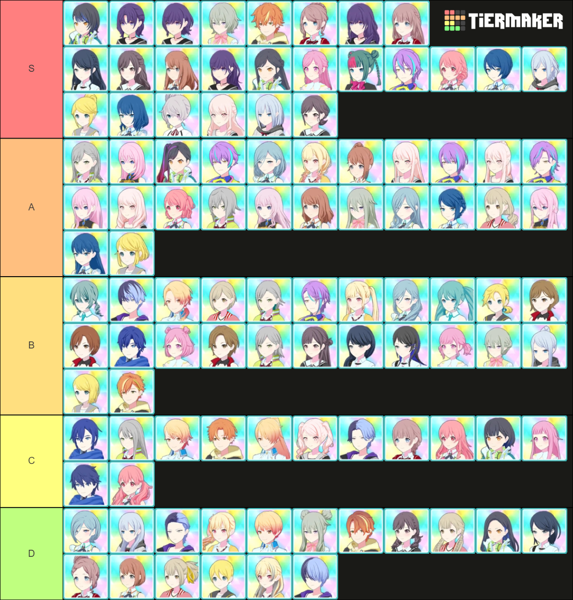 prsk lim hair (2024 updated) Tier List (Community Rankings) - TierMaker