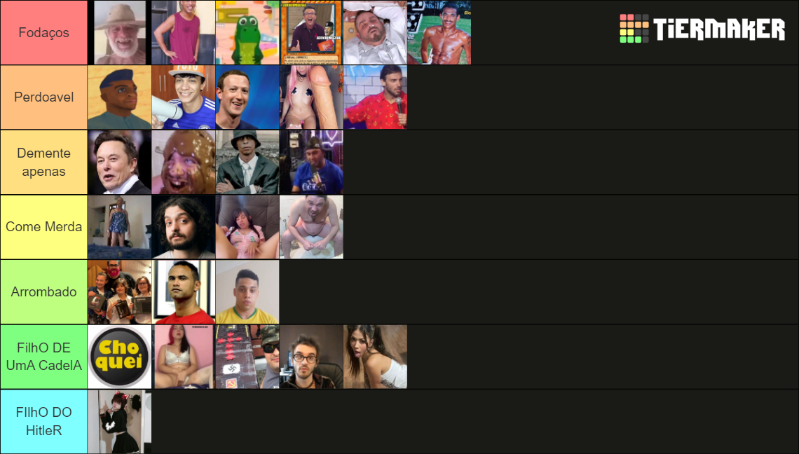 Misters Big Funny Tier List (Community Rankings) - TierMaker