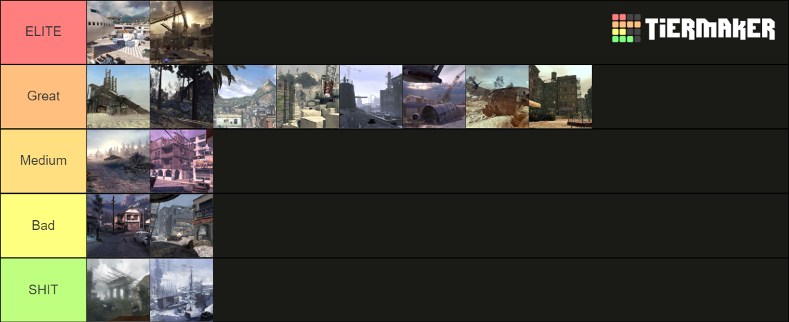 MW2 MAPS Tier List (Community Rankings) - TierMaker