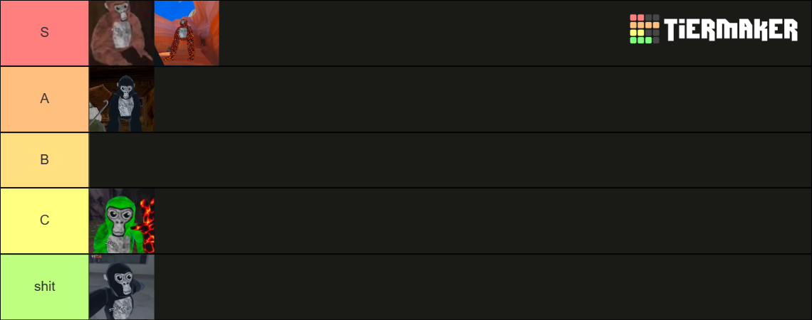gtag ghost Tier List (Community Rankings) - TierMaker