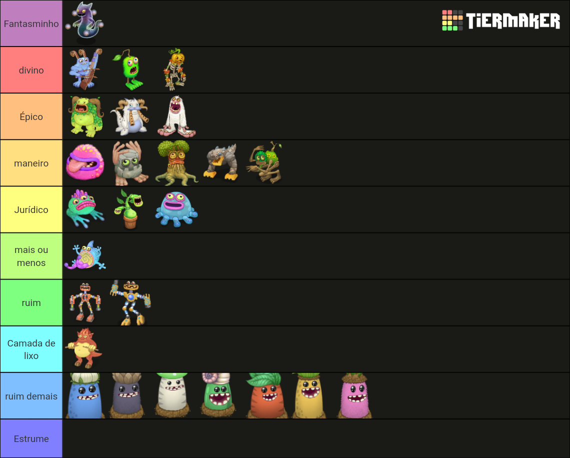 My Singing Monsters Plant Island Tier List (Community Rankings) - TierMaker