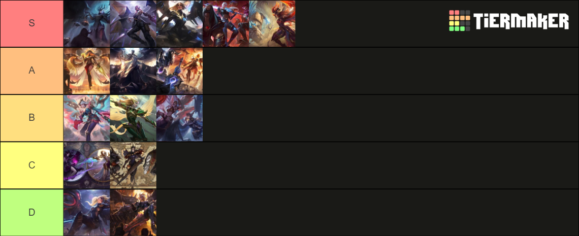Kayle Skin (Immortal Journey) Tier List (Community Rankings) - TierMaker