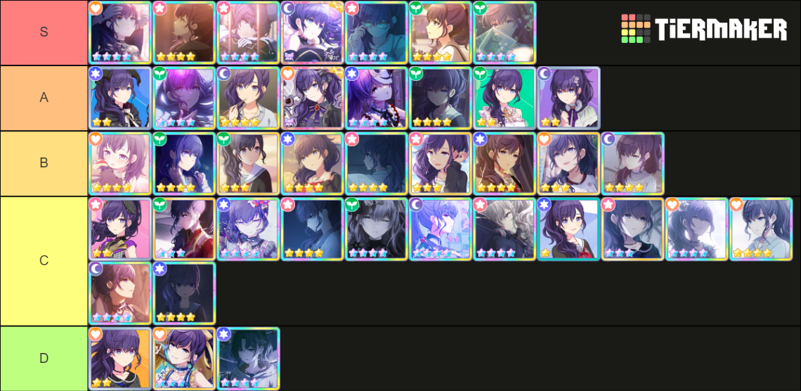 asahina mafuyu cards Tier List (Community Rankings) - TierMaker