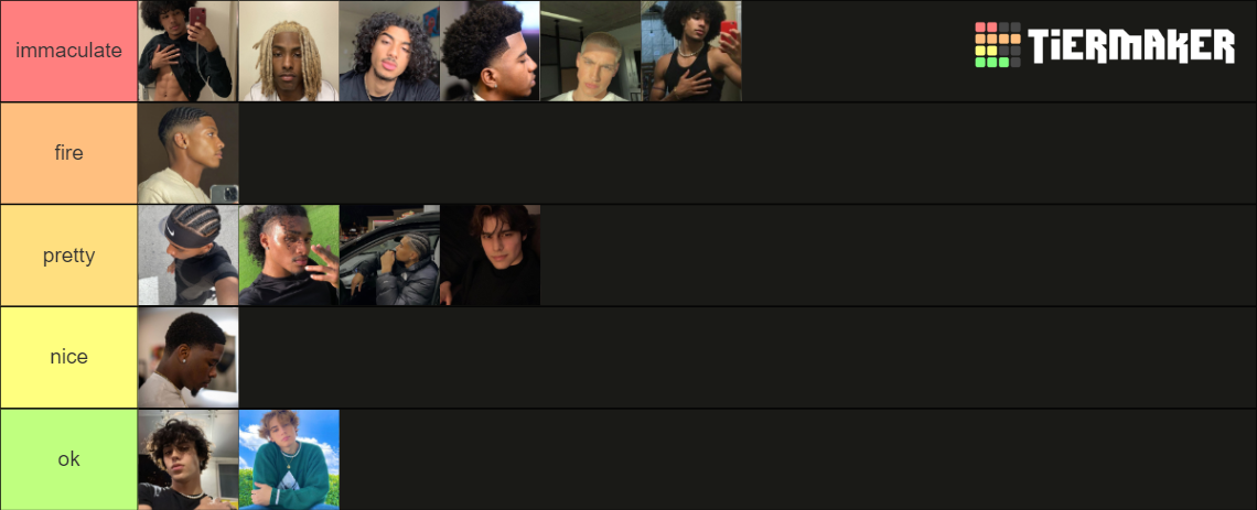 prettier boy haircuts Tier List (Community Rankings) - TierMaker