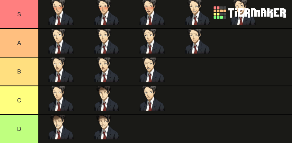Tohru Adachi Sprite Tier List (Community Rankings) - TierMaker