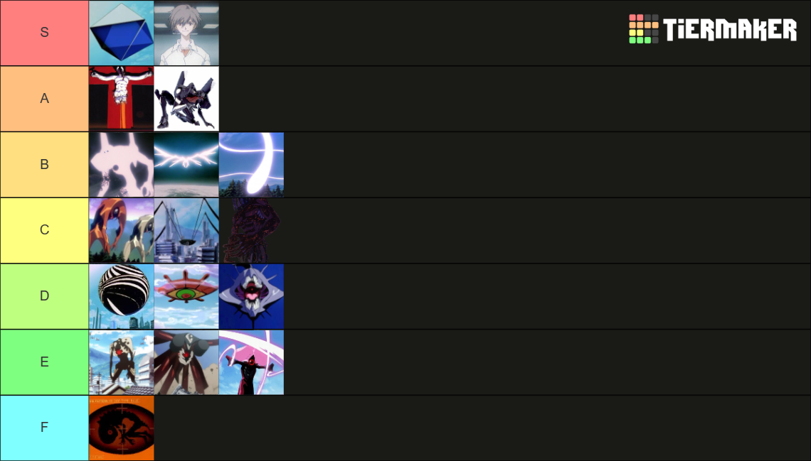 Evangelion Angels Tier List (Community Rankings) - TierMaker