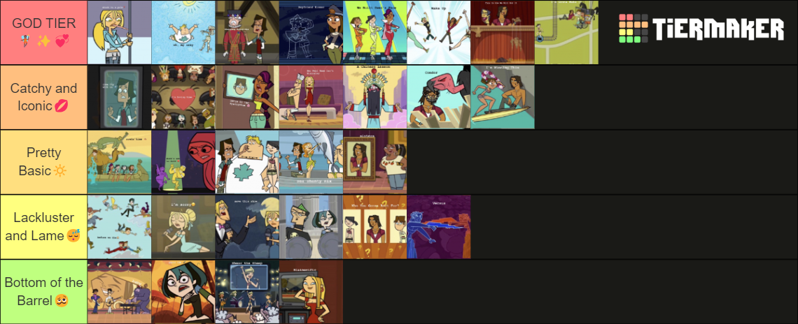 Tdwt Song Ranking Tier List Community Rankings Tiermaker