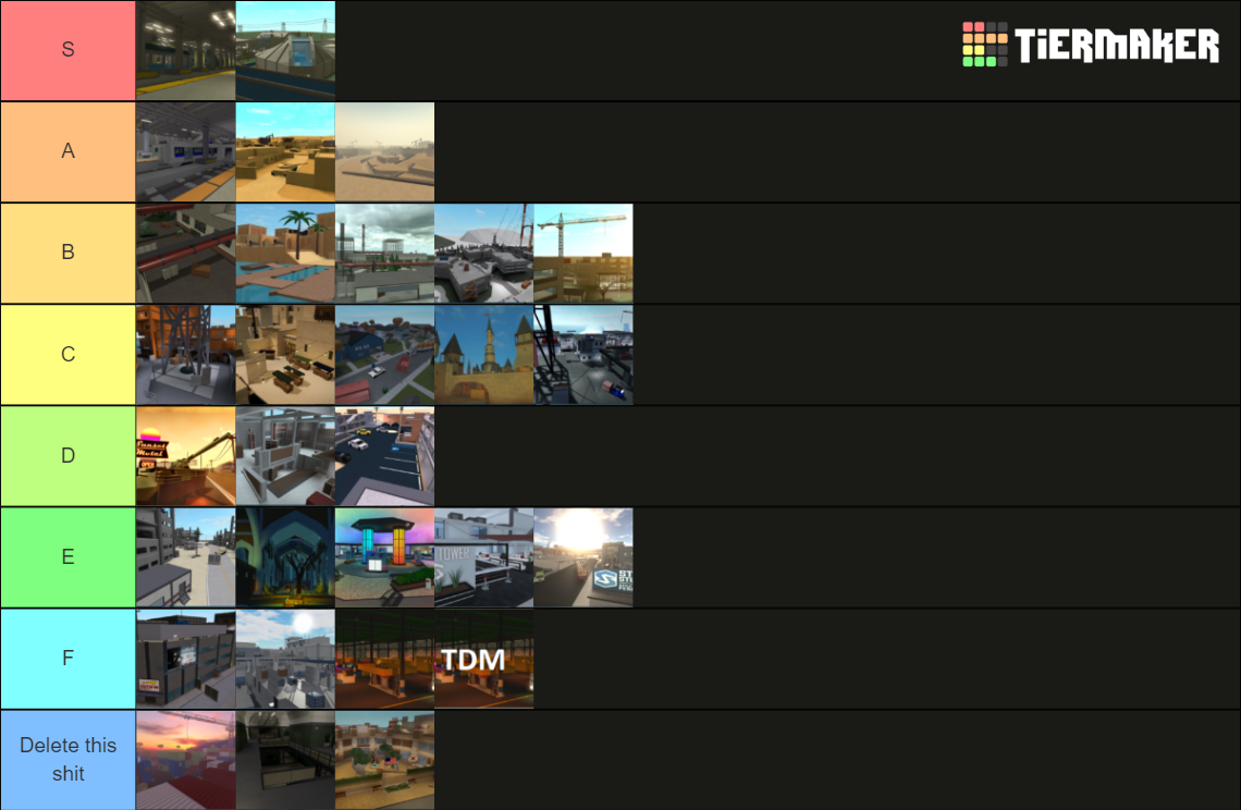 Phantom Forces Maps June 2023 Tier List (Community Rankings) - TierMaker