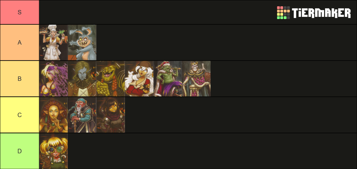 The Red Dragon Inn Characters Tier List (Community Rankings) - TierMaker