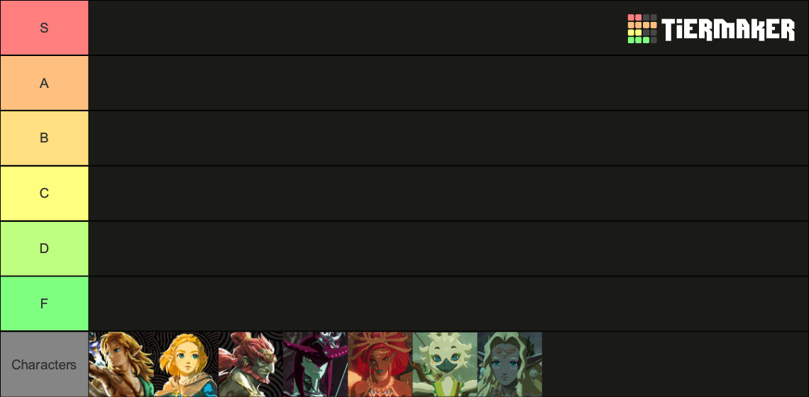 BOTW & TOTK Characters Tier List (Community Rankings) - TierMaker