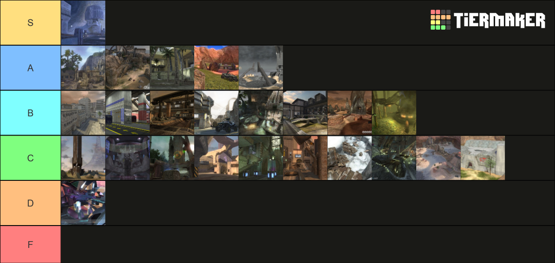 Halo 2 Maps Tier List (Community Rankings) - TierMaker