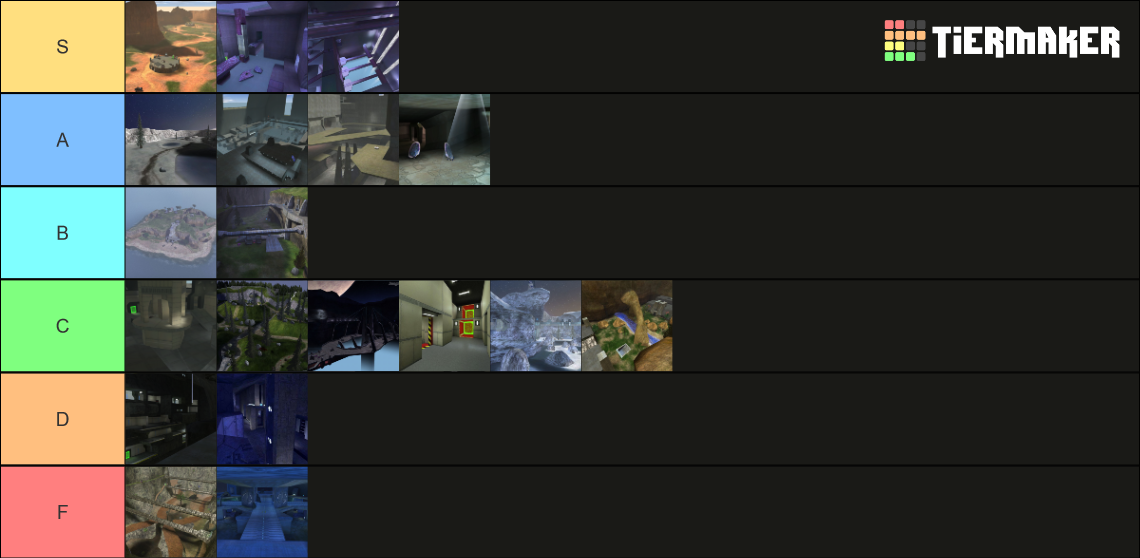 Halo CE Maps Tier List (Community Rankings) - TierMaker