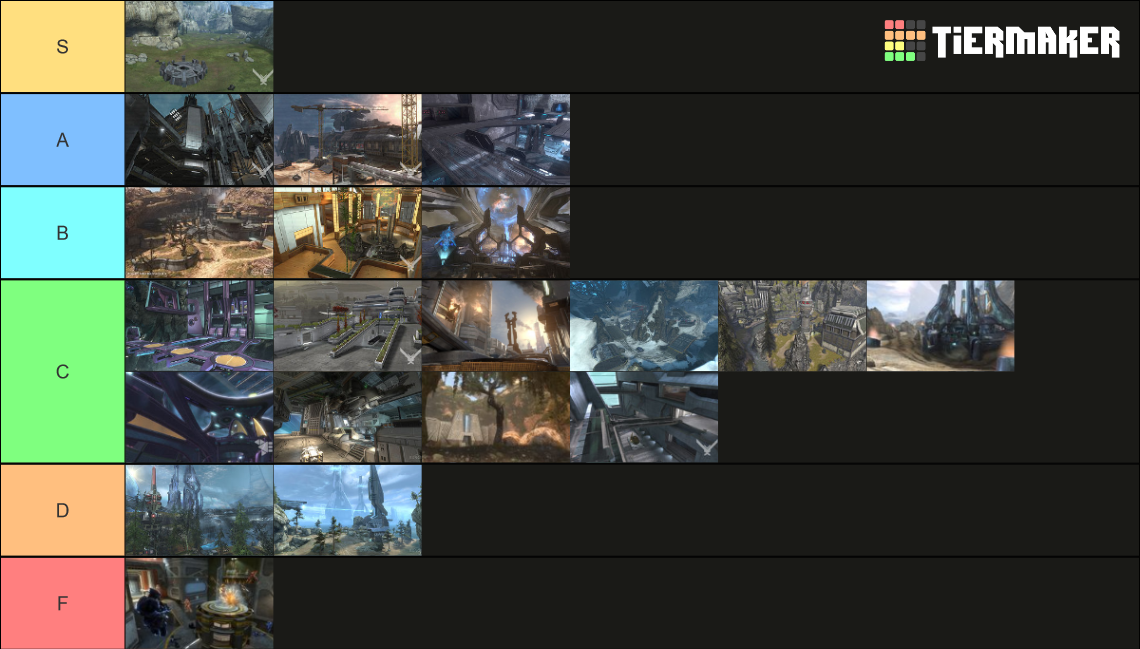 Halo Reach Maps Tier List (Community Rankings) - TierMaker