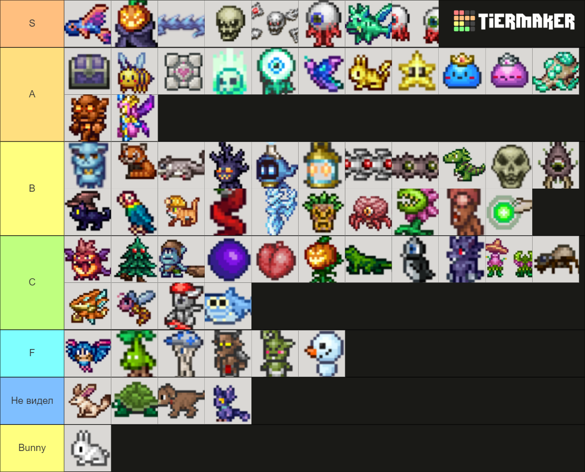 Terraria Pets Tier List (Community Rankings) - TierMaker