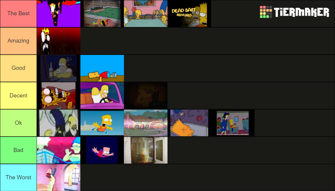 Dead Bart V2 Tier List (Community Rankings) - TierMaker