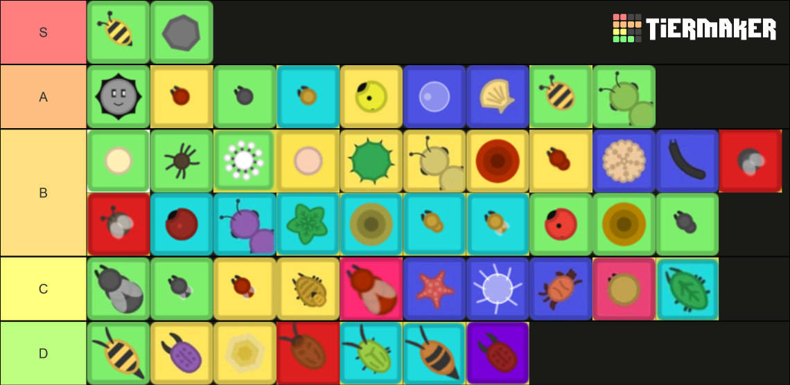 Florr io mobs Tier List (Community Rankings) - TierMaker