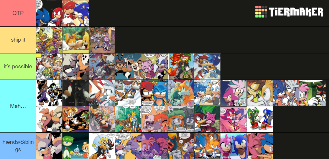 Sonic Ships Tier List (Community Rankings) - TierMaker