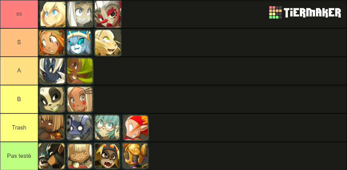 Les classes de wakfu Tier List (Community Rankings) - TierMaker Les classes de wakfu Tier List (Community Rankings) - TierMaker