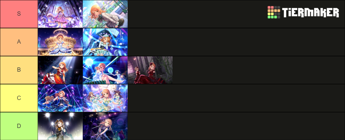 karen hojo deresute cards Tier List (Community Rankings) - TierMaker