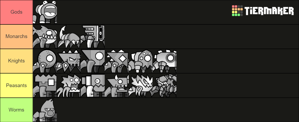 Geometry Dash Spiders Tier List (Community Rankings) - TierMaker