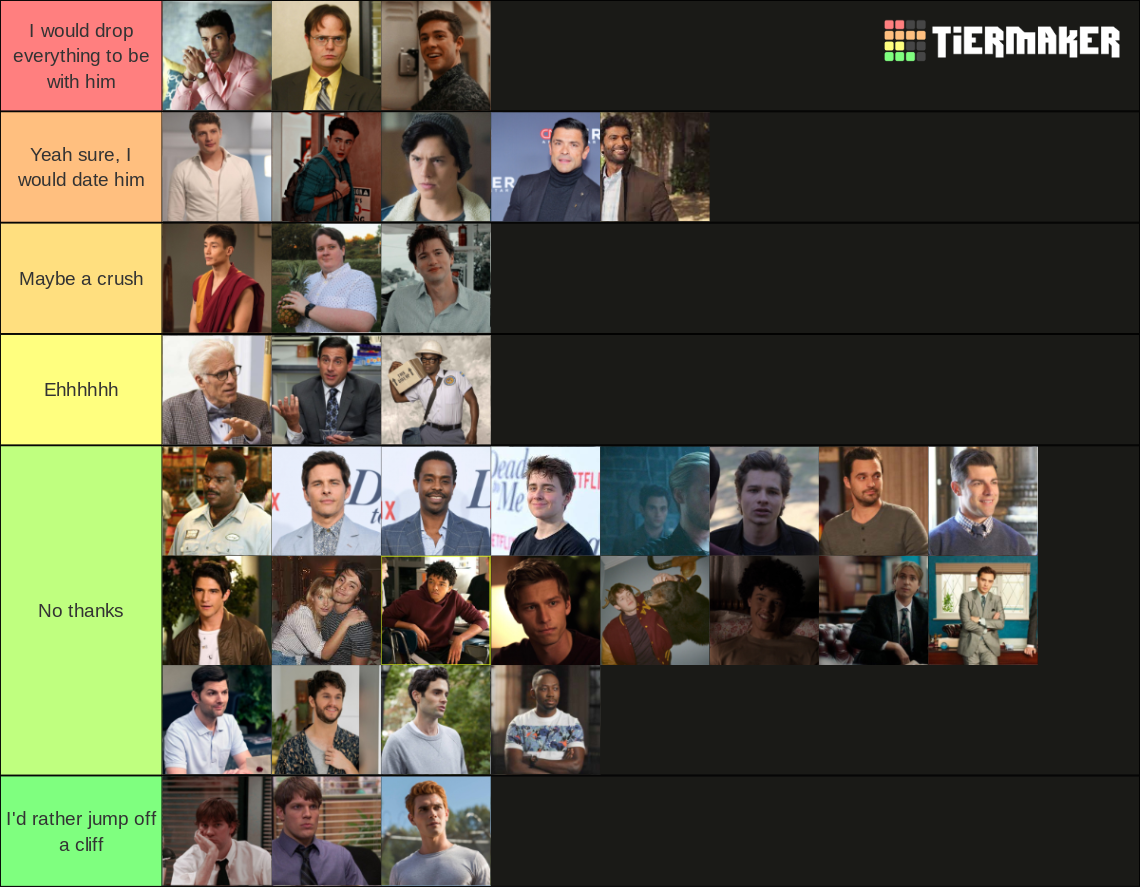 Male Netflix Characters Tier List (Community Rankings) - TierMaker