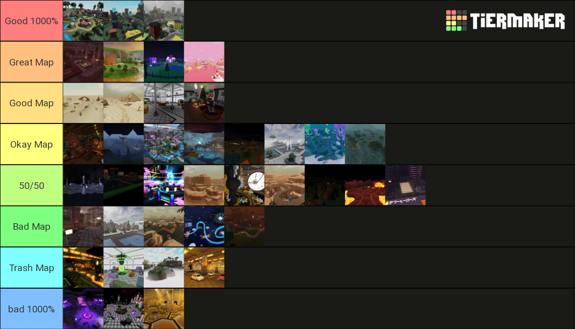 Tower Heroes Map TierList (Doors Update) Tier List (Community Rankings ...