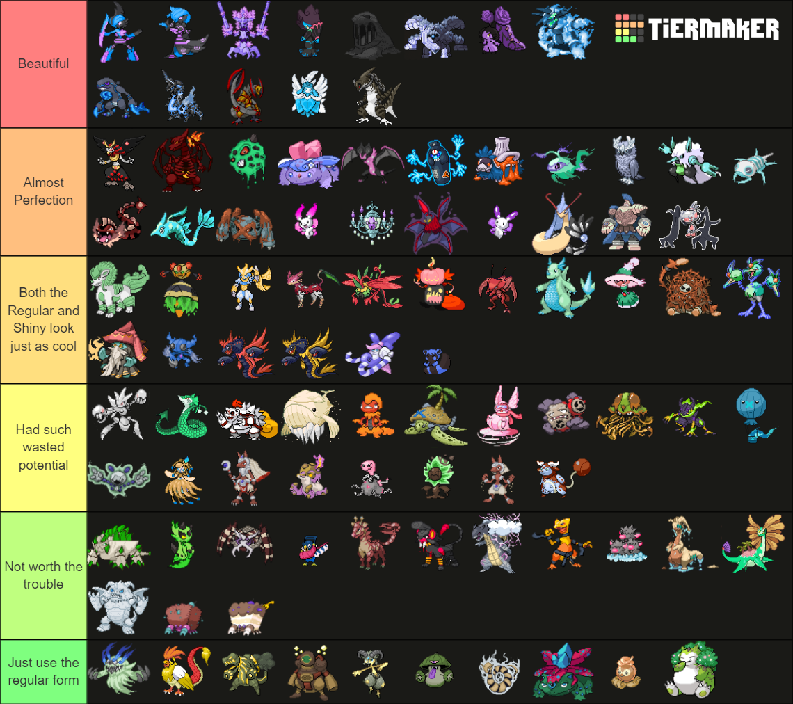 Shiny Delta Pokemon (+New Forms) Tier List (Community Rankings) - TierMaker