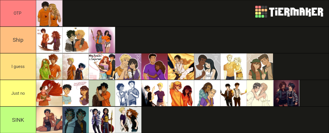 Percy Jackson/Heroes of Olympus Character Ships Tier List (Community ...
