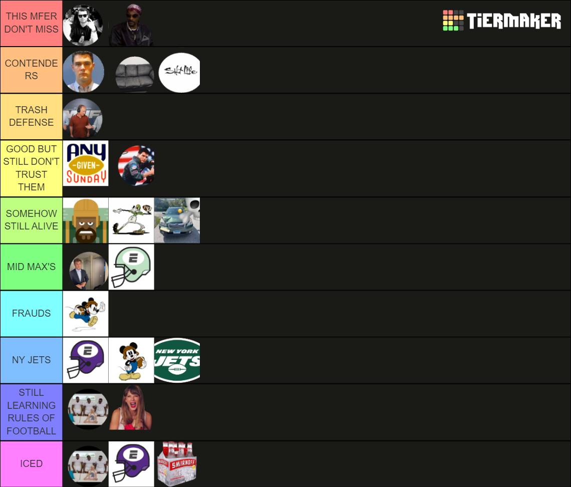 ZFL Power Rankings Tier List (Community Rankings) - TierMaker