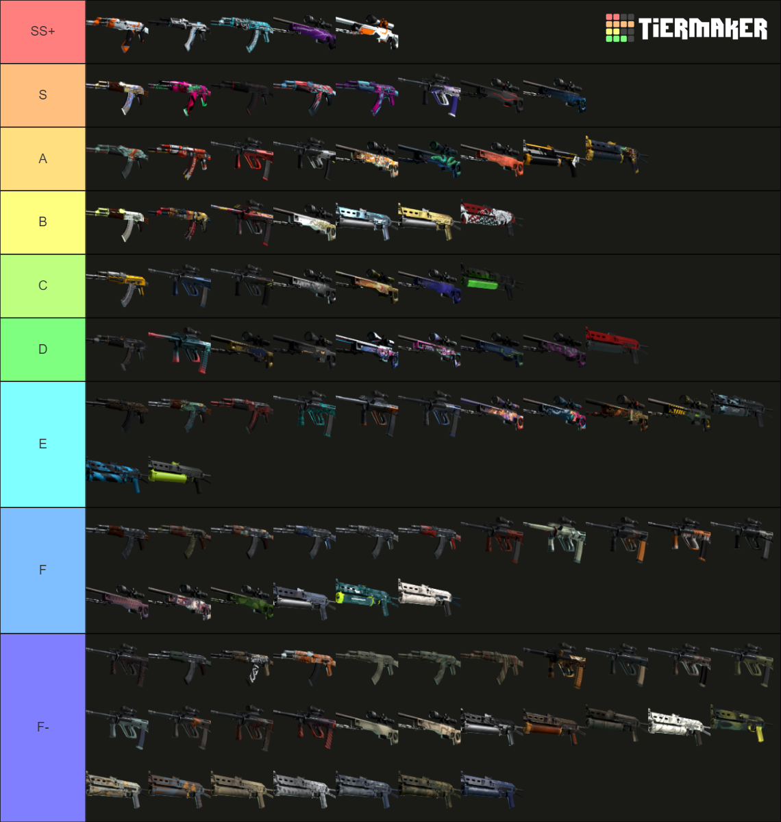 CSGO SKINS Tier List (Community Rankings) - TierMaker
