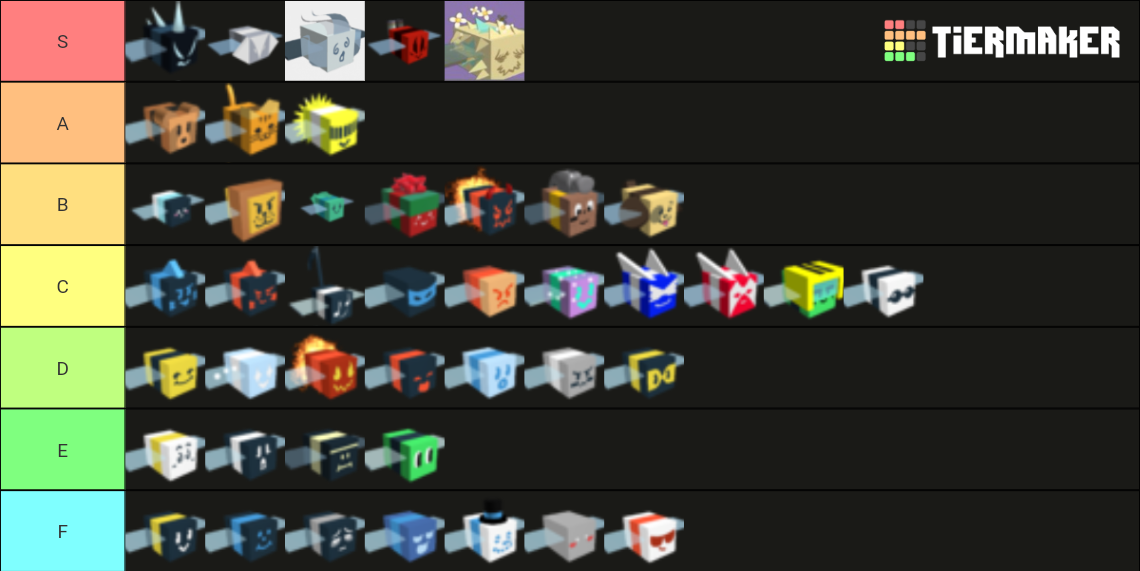 Roblox Bee Swarm Simulator Bees Tier List (Community Rankings) - TierMaker