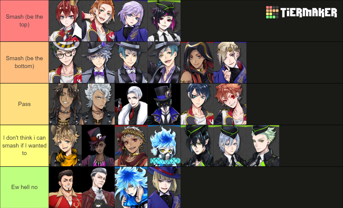 Twisted Wonderland Smash or Pass Tier List (Community Rankings) - TierMaker