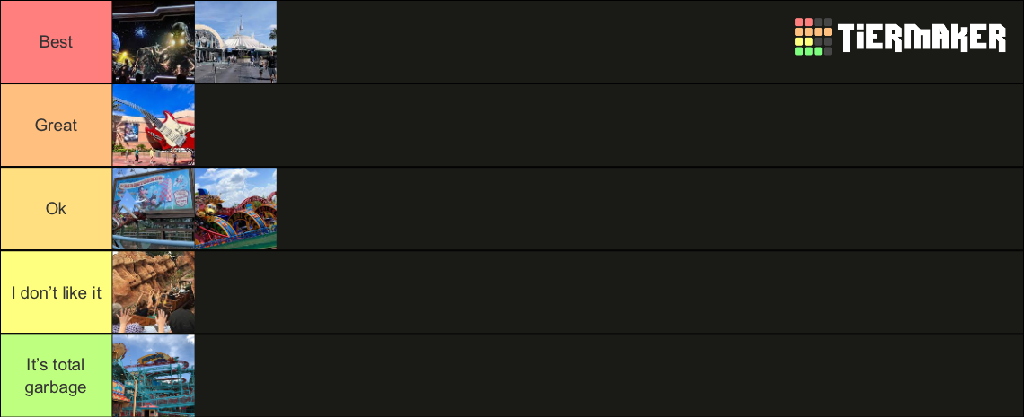Disney’s best roller coasters Tier List (Community Rankings) - TierMaker