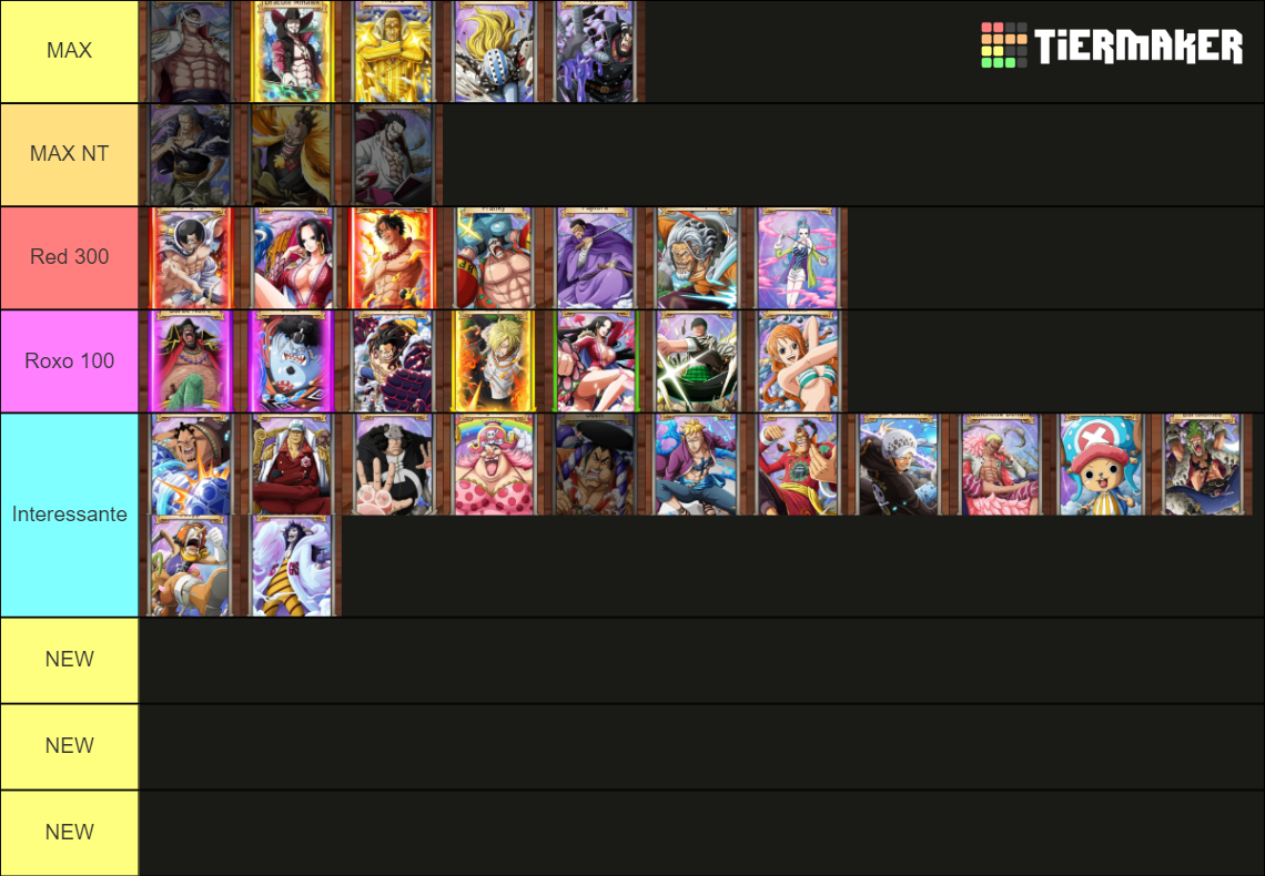 One Piece Bloody Treasure Tier List (Community Rankings) - TierMaker