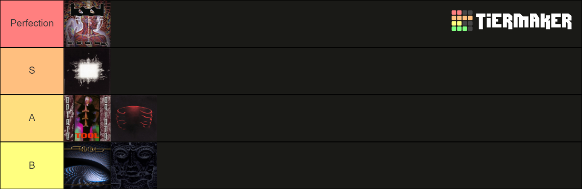 TOOL albums Tier List (Community Rankings) - TierMaker
