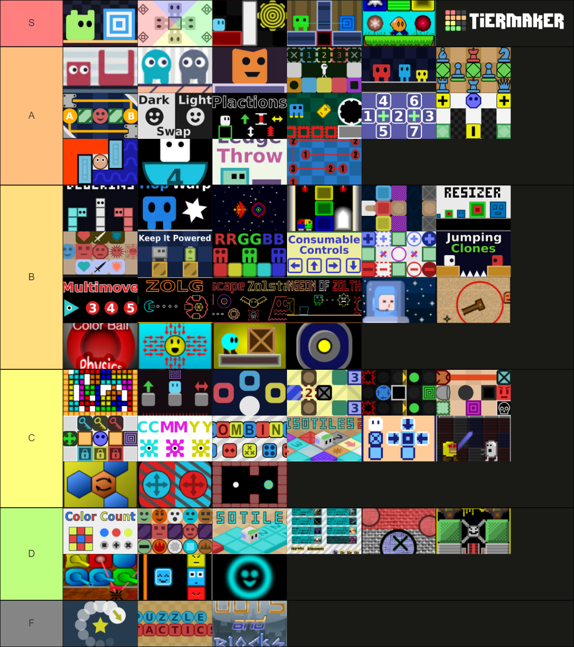 Rob1221 (Robert Alvarez) Games Tier List (Community Rankings) - TierMaker