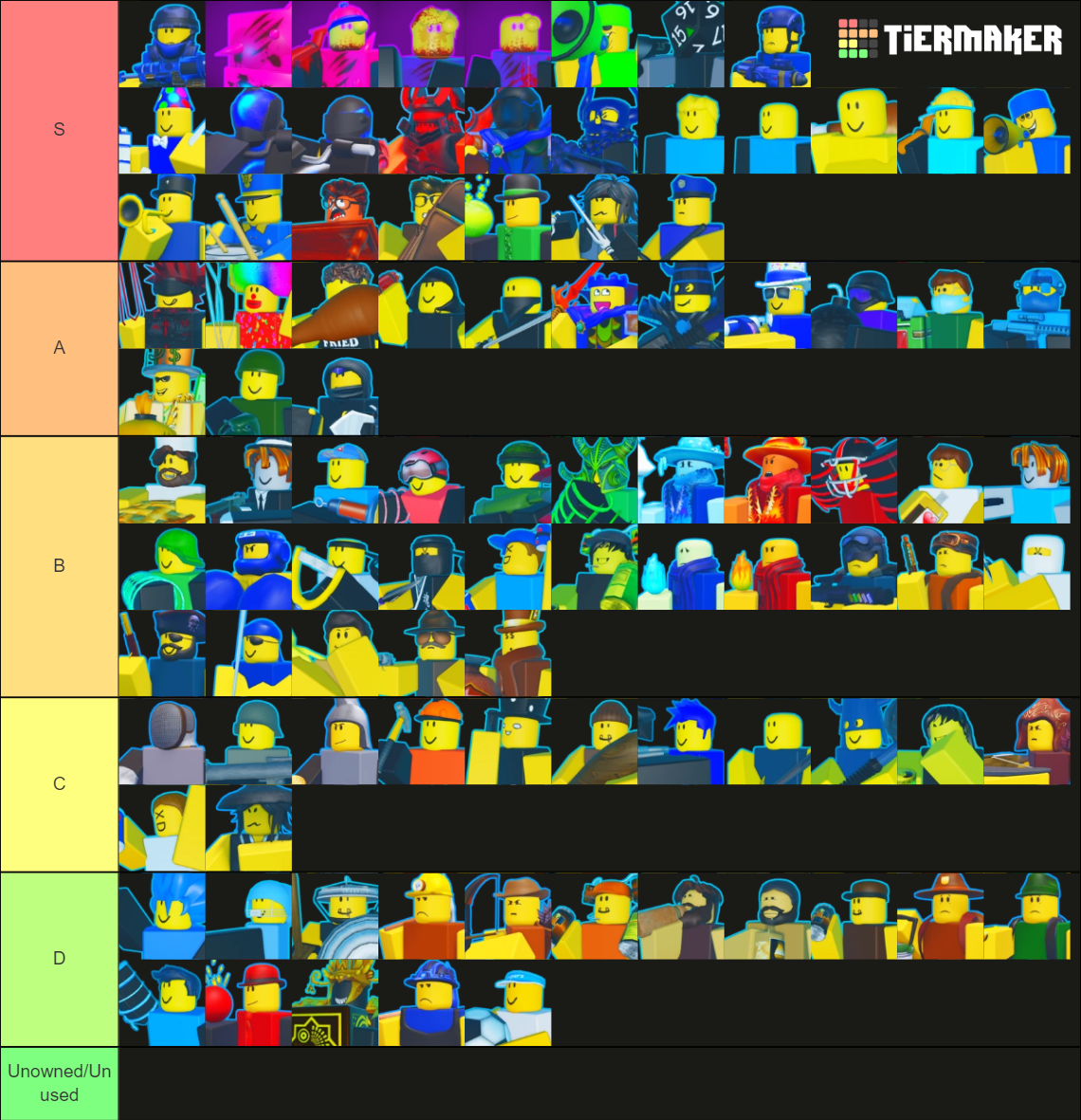 The Battler Bricks Towers Tier List (Community Rankings) - TierMaker